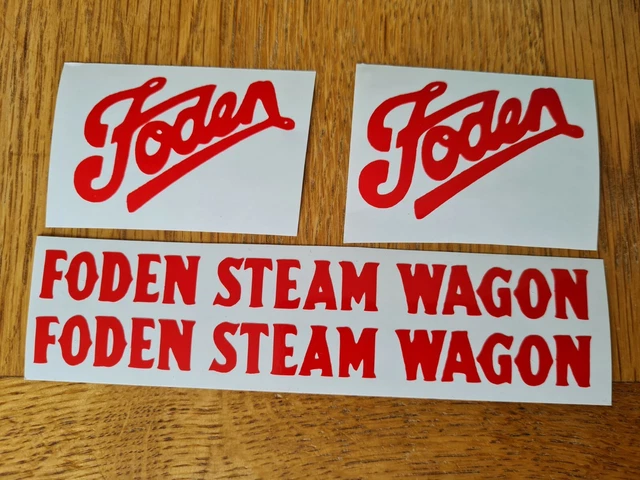 RED FODEN VINYL decals for Mamod sw1 steam wagon £7.00 - PicClick UK
