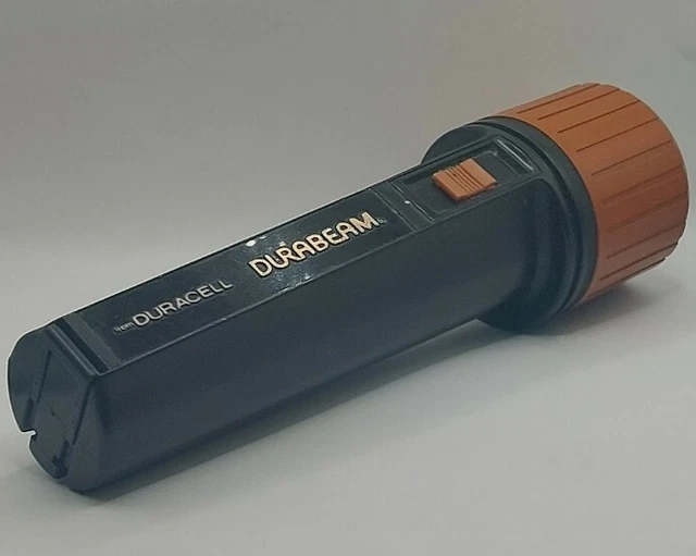 VINTAGE 80S DURACELL DURABEAM 8" FLASHLIGHT 1980'S Untested $3.34 ...