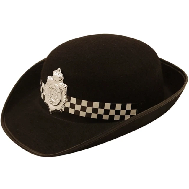 ADULTS POLICE HAT Halloween Book Week Fancy Dress Costume Accessory WPC ...