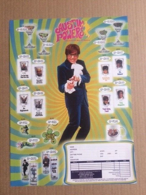 AUSTIN POWERS &EX-SCRAPBOOK 2022" Original Vintage Magazine Advert ...