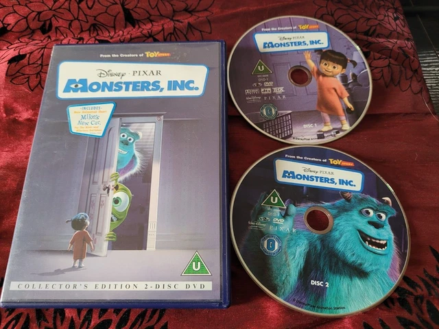 MONSTERS, INC. (DVD, 2002, 2-Disc Set, Collectors Edition) VG $6.90 ...