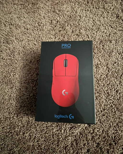 LOGITECH G PRO X SUPERLIGHT Wireless Gaming Mouse Red (910-006782) New ...