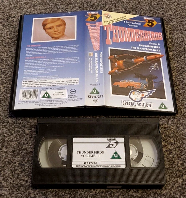 THUNDERBIRDS VOLUME 11 Special Edition Channel 5 Pal Vhs Video Kids ...
