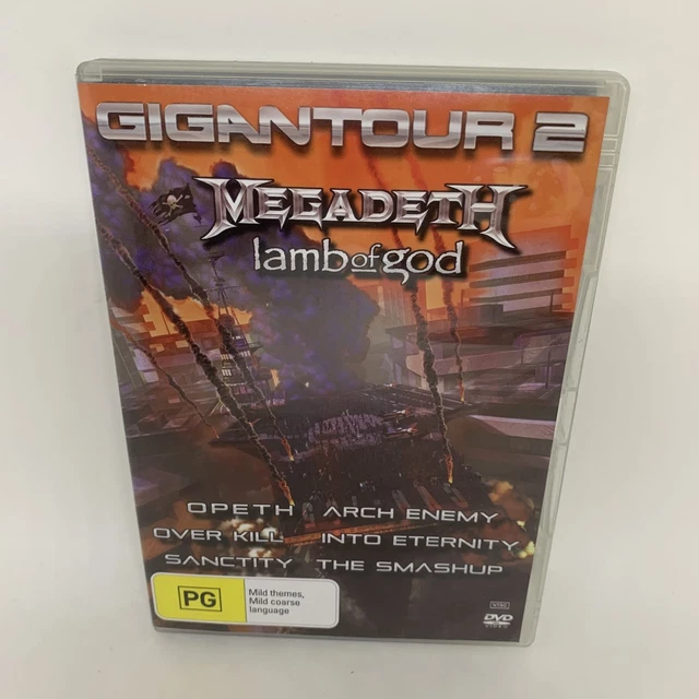 GIGANTOUR 2 MEGADETH, LAMB OF GOD +MORE LIVE DVD Region 0 (All) VGC FREE POST $11.99 - PicClick AU