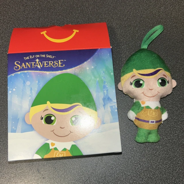 MCDONALD’S HAPPY MEAL Toy THE ELF ON THE SHELF. SANTAVERSE Green elf ...