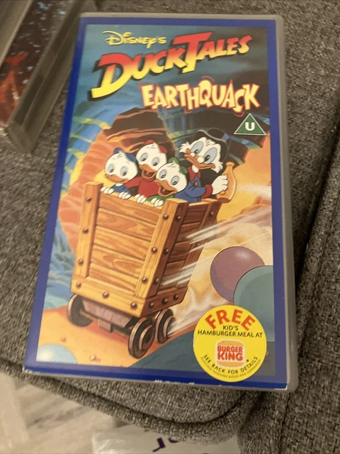 WALT DISNEY CLASSIC VHS DuckTales Earthquake Video Tape Donald Duck - Rare £9.99 - PicClick UK