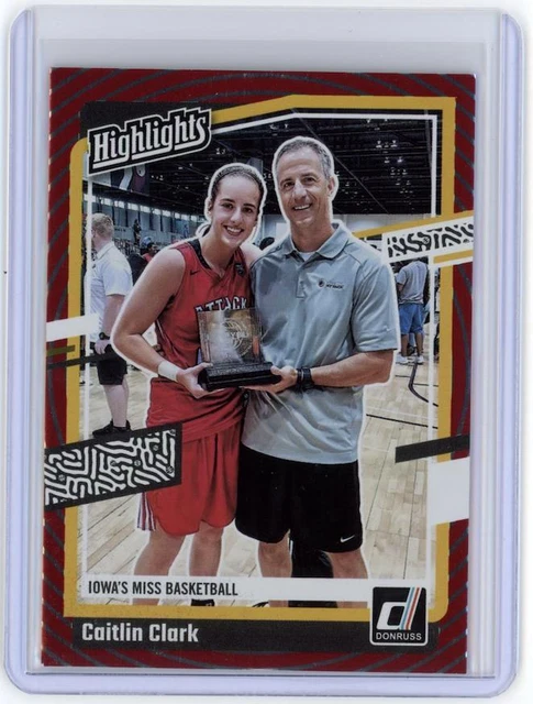 CAITLIN CLARK 2024 Panini Collection Highlights Target Red Foil SP #H4 ...