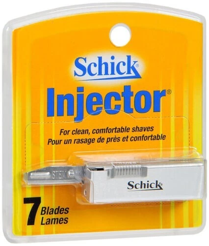SCHICK INJECTOR SINGLE Edge Refill Blades 7 Ct 1 Ea $10.30 - PicClick
