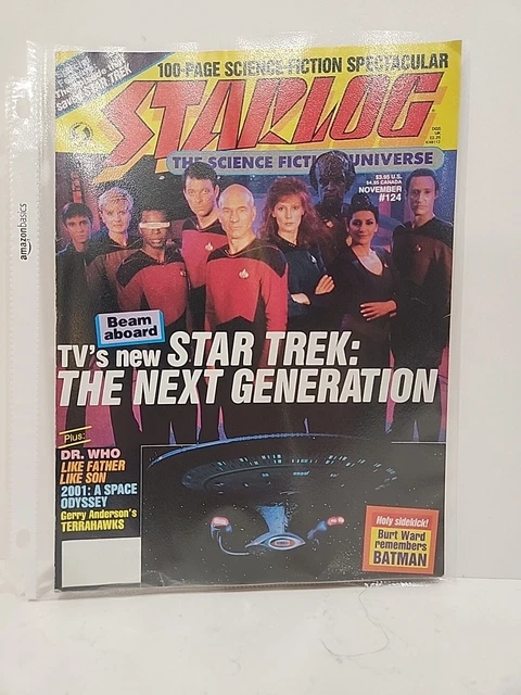 VINTAGE 1987 STARLOG Magazine #124 First Look At Star Trek Tng ! $14.99 ...