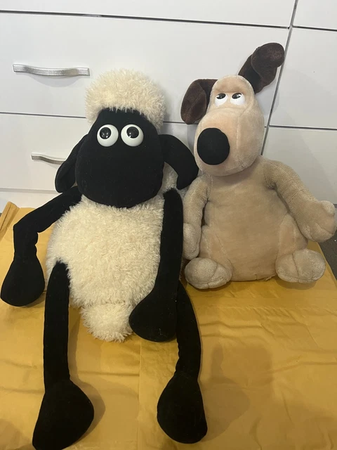 SHAUN THE SHEEP Hot Water Bottle Cover Pyjama Case & Gromit Soft Toy ...