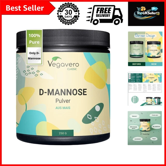 250G PURE D-MANNOSE Powder | 2000mg Daily Dose | | Urinary Tract ...