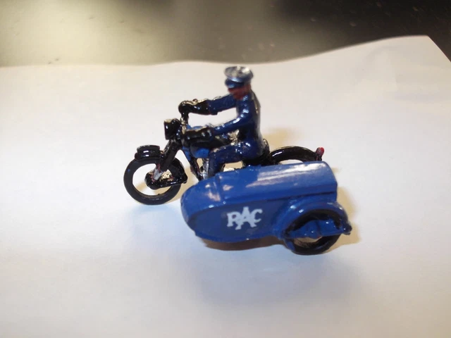 VINTAGE DGM DAVE GILBERT MODELS 1930's RAC PATROL BIKE 3cm MATCHBOX ...