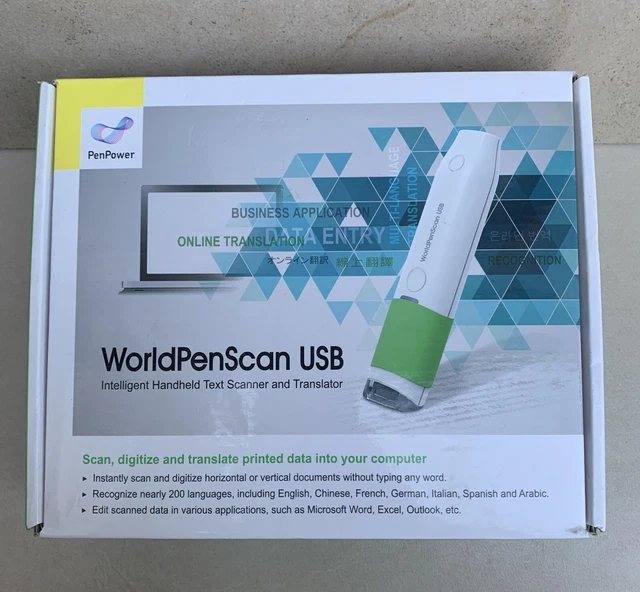 PENPOWER WORLDPENSCAN USB SE , Pen Scanner and Translator for Win Mac ...