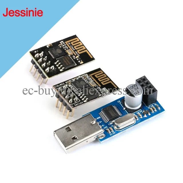 ESP8266 ESP01 PROGRAMMER UART Adapter USB to Serial Wireless Module $4. ...