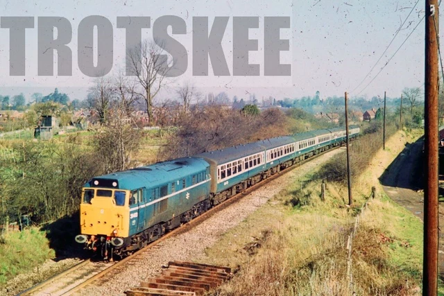 35MM SLIDE BR British Rail Diesel Loco Class 31 31413 Kenilworth 1980 ...