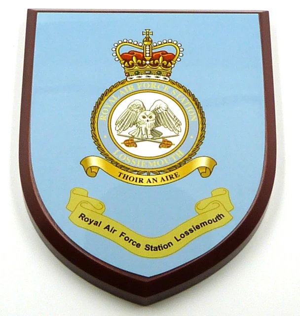 RAF ROYAL AIR Force Station Lossiemouth Regimental Full Face Mess ...