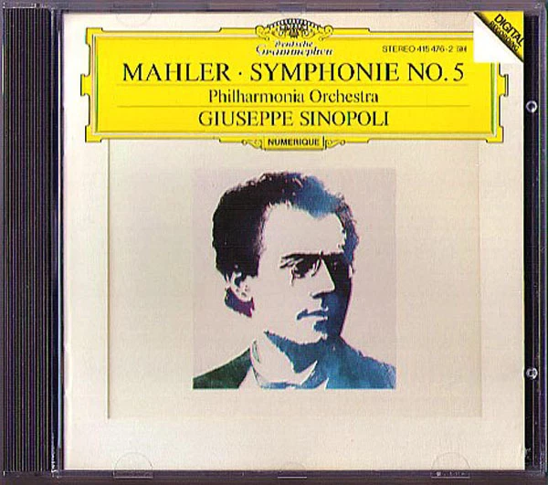 GIUSEPPE SINOPOLI: MAHLER Symphony No.5 Philharmonia Orchestra DG CD 1985 EUR 24,99 - PicClick DE