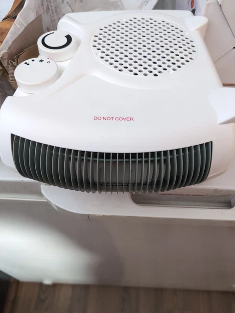 FINE ELEMENTS 2KW Dual Position, Electric Upright/Flat Fan Heater 2000W ...