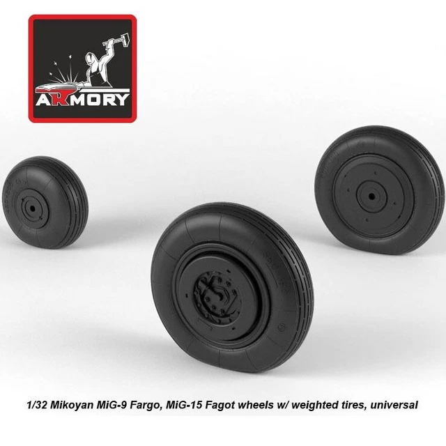ARMORY MODELS AR AW32013 Scale 1/32 Mikoyan MiG9 Fargo/MiG15 Fagot ...