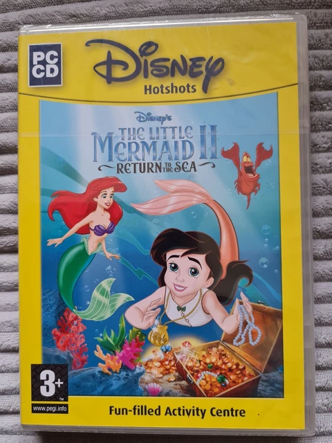 DISNEY HOTSHOTS LITTLE Mermaid II PC DVD Computer Video Game UK Release ...