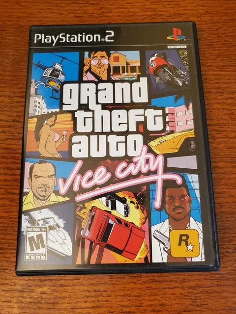 GRAND THEFT AUTO: Vice City (Sony PlayStation 2 PS2) disc and box only ...