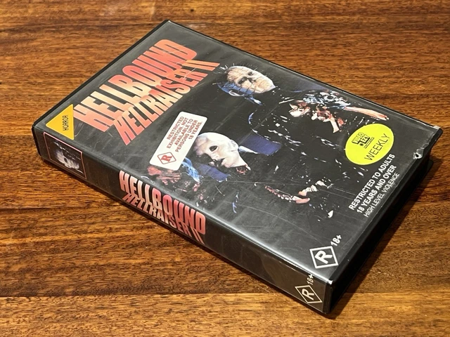 HELLRAISER II: HELLBOUND (1988) VHS Horror Big Box Second Release R18 ...