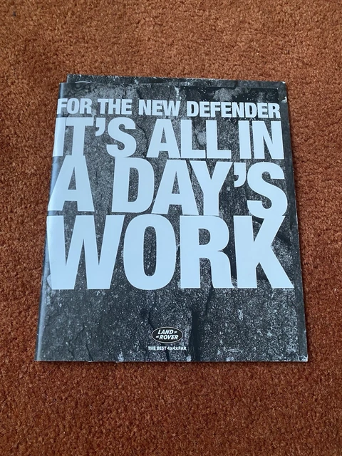 LAND ROVER DEFENDER Td5 New Defender Sales Brochure £31.90 - PicClick UK