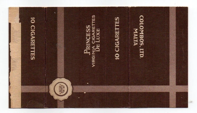OLD EMPTY CIGARETTE packet Princess de Luxe #827 £9.99 - PicClick UK