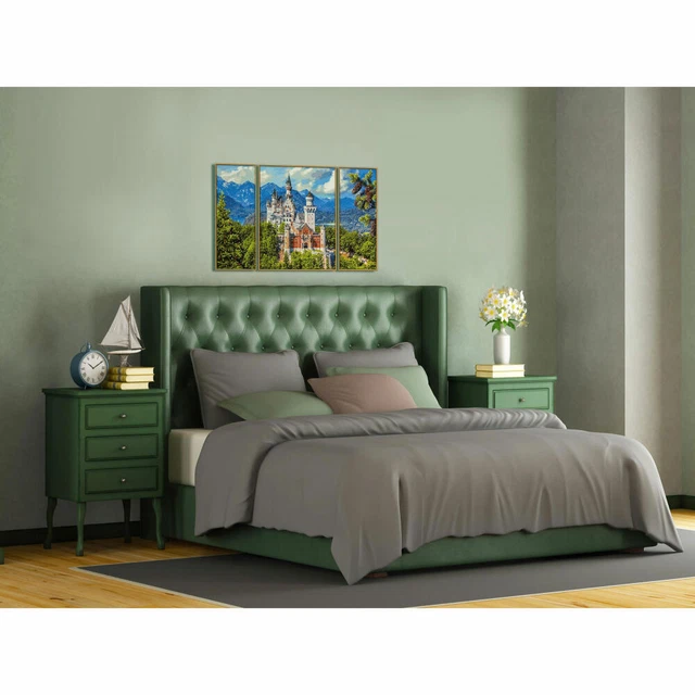 SCHIPPER MALEN NACH Zahlen Schloss Neuschwanstein Triptychon Malvorlage 50x80 cm EUR 47,99 ...