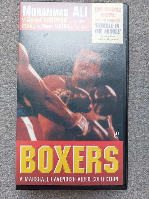 BOXERS 1 & 2 Mike Tyson Muhammad Ali VHS 1996 Video Tapes Cavendish ...
