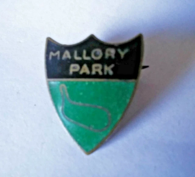 VINTAGE MALLORY PARK Circuit 1960`s Enamel Badge. Marples & Beasley ...