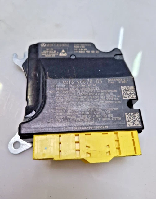 MERCEDES BENZ E Class W213 SRS Safety Restraint Control Module ...