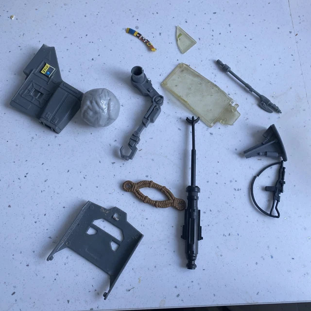 VINTAGE STAR WARS figures weapons Mini Rig X-Wing Ewok Spare Parts ...