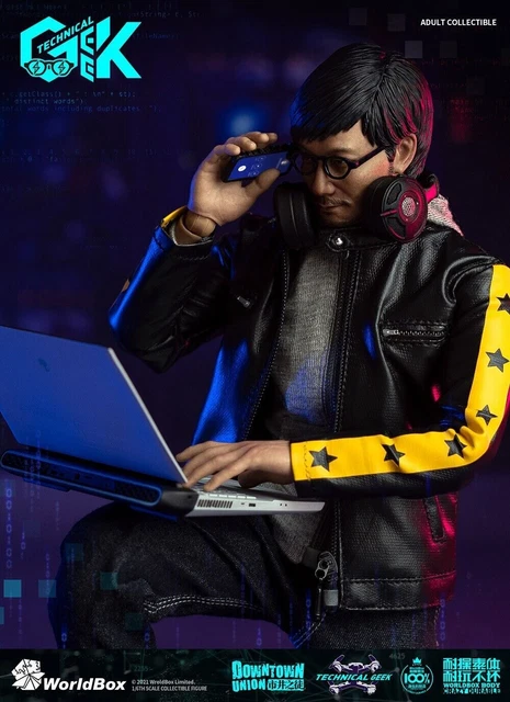 NEW WORLDBOX 1/6 Scale Technical Geek Downtown Union Male Action Figure ...