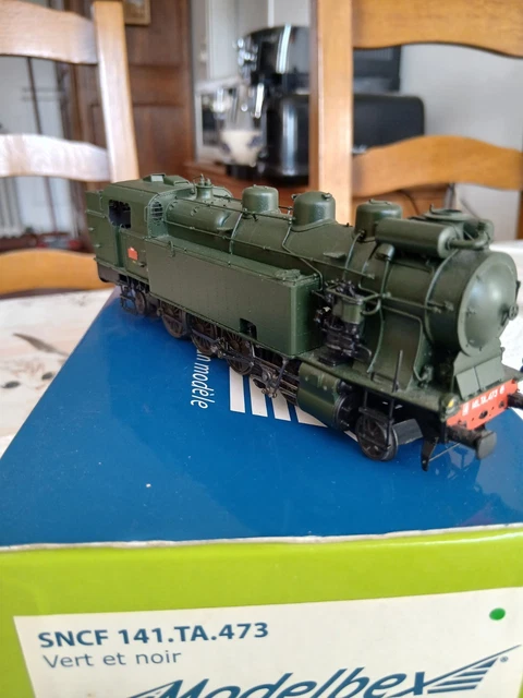 MODELBEX : SNCF 141.TA. 473 .H0 1/87 . 2 rails. Decoder. New condition ...