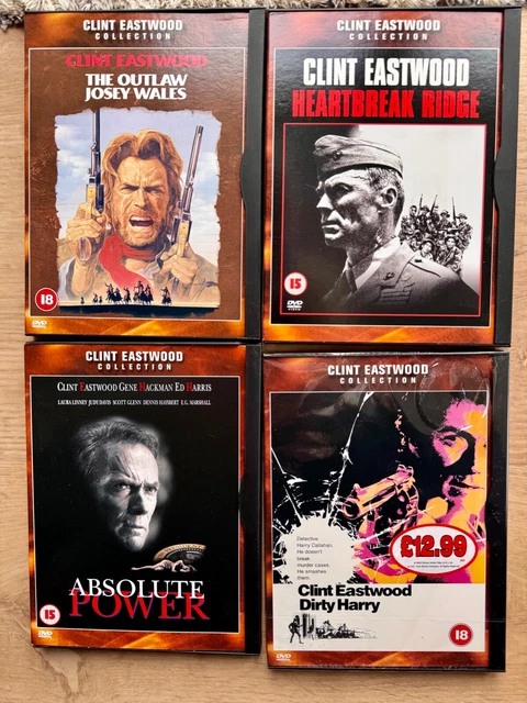 4 CLINT EASTWOOD Films (The Clint Eastwood Collection) - DVDs £9.03 ...