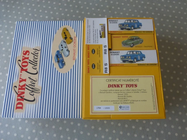 DINKY TOYS COFFRET Collector 1400G Renault Gordini 1:43 NEUF ATLAS EUR ...