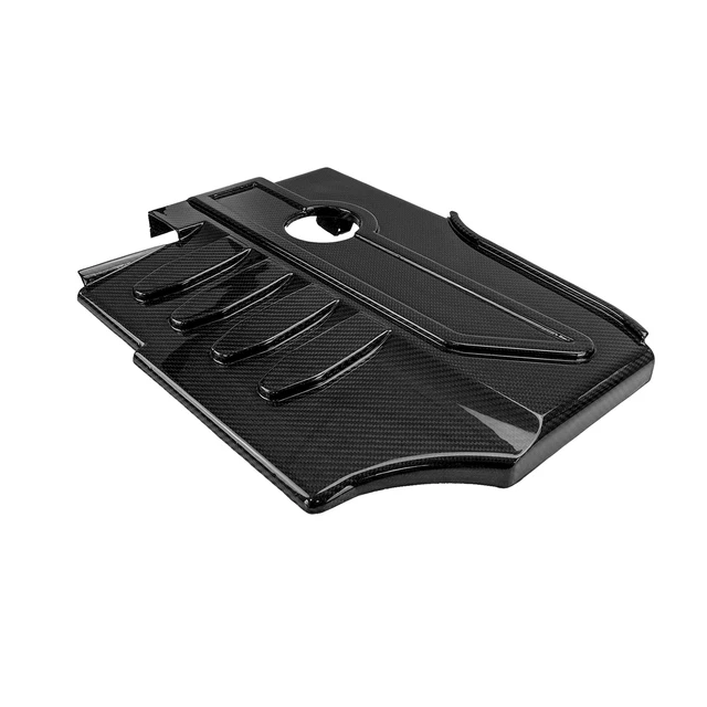 HG MOTORSPORT CARBON Fibre Engine Cover For VW Golf MK6 R GTI Edition ...