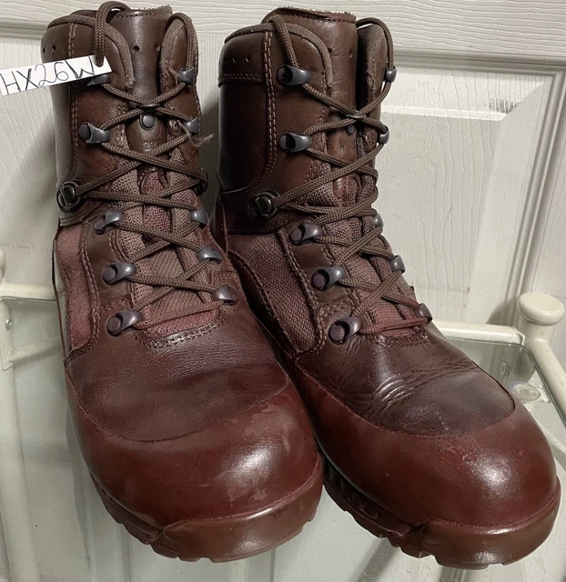 HAIX BROWN MTP Gore-Tex Waterproof British Army Issue Combat Boots Size ...