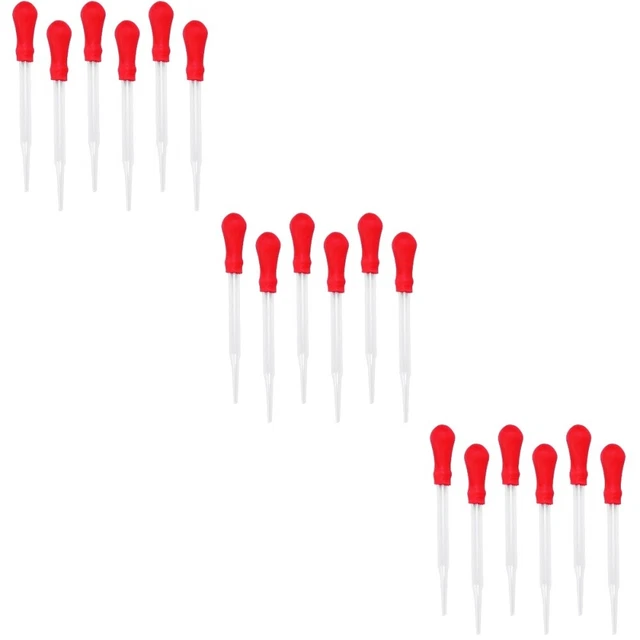 3 PACK PIPETTE Dropper Equipment and Supplies Droppers Medicinal Paint ...
