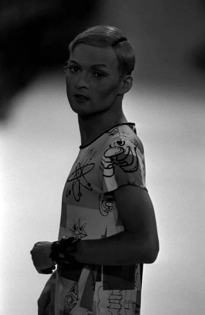 BILLY BEYOND MODEL in a Todd Oldham fashion show 1993 Old Photo 4 EUR 6 ...