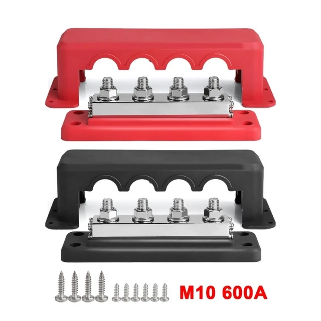 3/8 BUS POWER Distribution Block 600A Electrical Terminals Block for ...