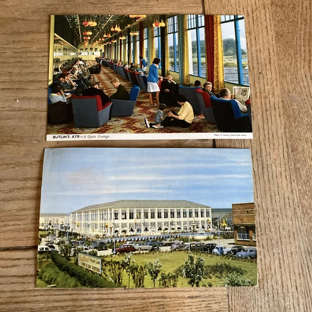 VINTAGE BUTLINS POSTCARDS From The Mid 60’s Ayr & Skegness £0.99 ...