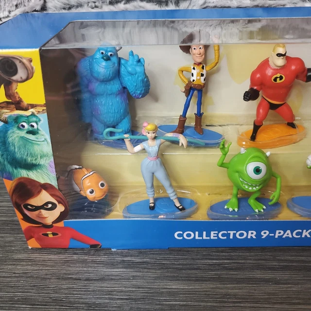 DISNEY PIXAR COLLECTOR 9-Pack Figures Toy Story Monsters Inc Nemo ...