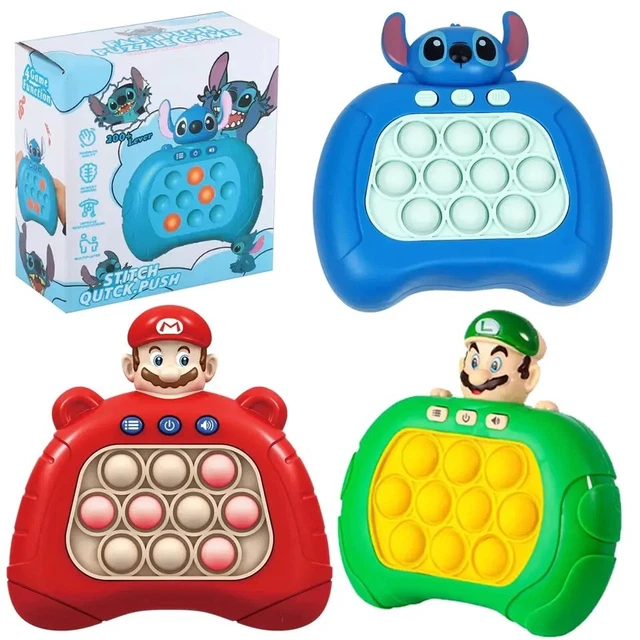 SUPER MARIO BROS Quick Push Game Pop Up Fidget Bubble £16.07 - PicClick UK