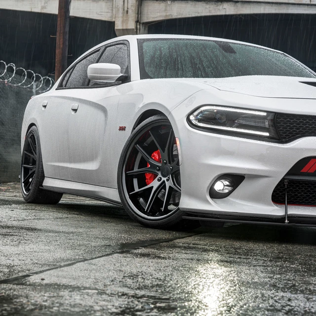 22& FERRADA FR2 Matte Black Concave Wheels Rims Fits Dodge Charger Rt ...