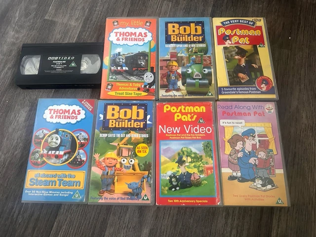 8 X Postman Pat Bob Builder Thomas Train VHS Collection Bundle BBC £55. ...