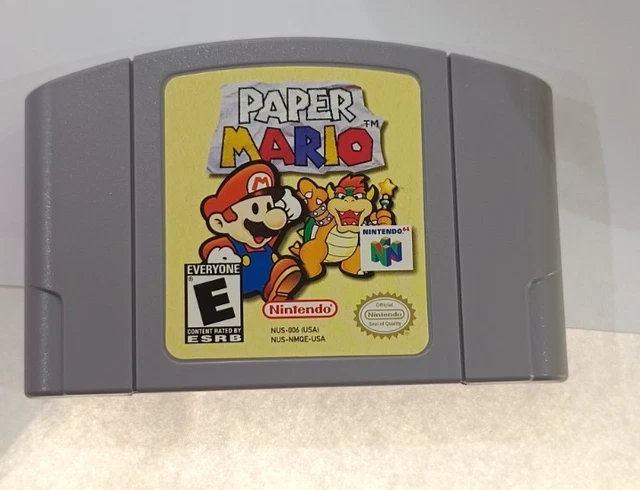 PAPER MARIO - N64 - USA NTSC import - CIB - ALL GENUINE £195.00 ...