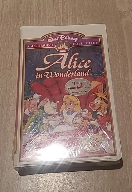 ALICE IN WONDERLAND VHS Walt Disney Masterpiece Collection FACTORY SEALED £11.78 - PicClick UK