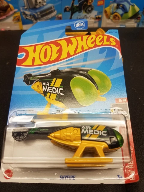 HÉLICOPTÈRE HOT WHEELS Skyfire HW Rescue Series #8/10 noir et jaune ...